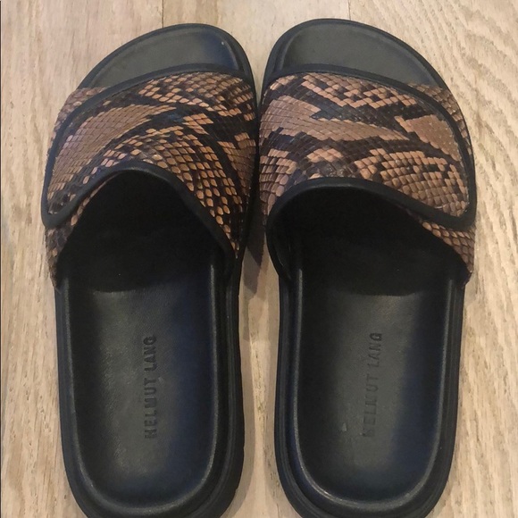 Helmut Lang | Shoes | Authentic Helmut Lang Pool Slides Sz 36 | Poshmark